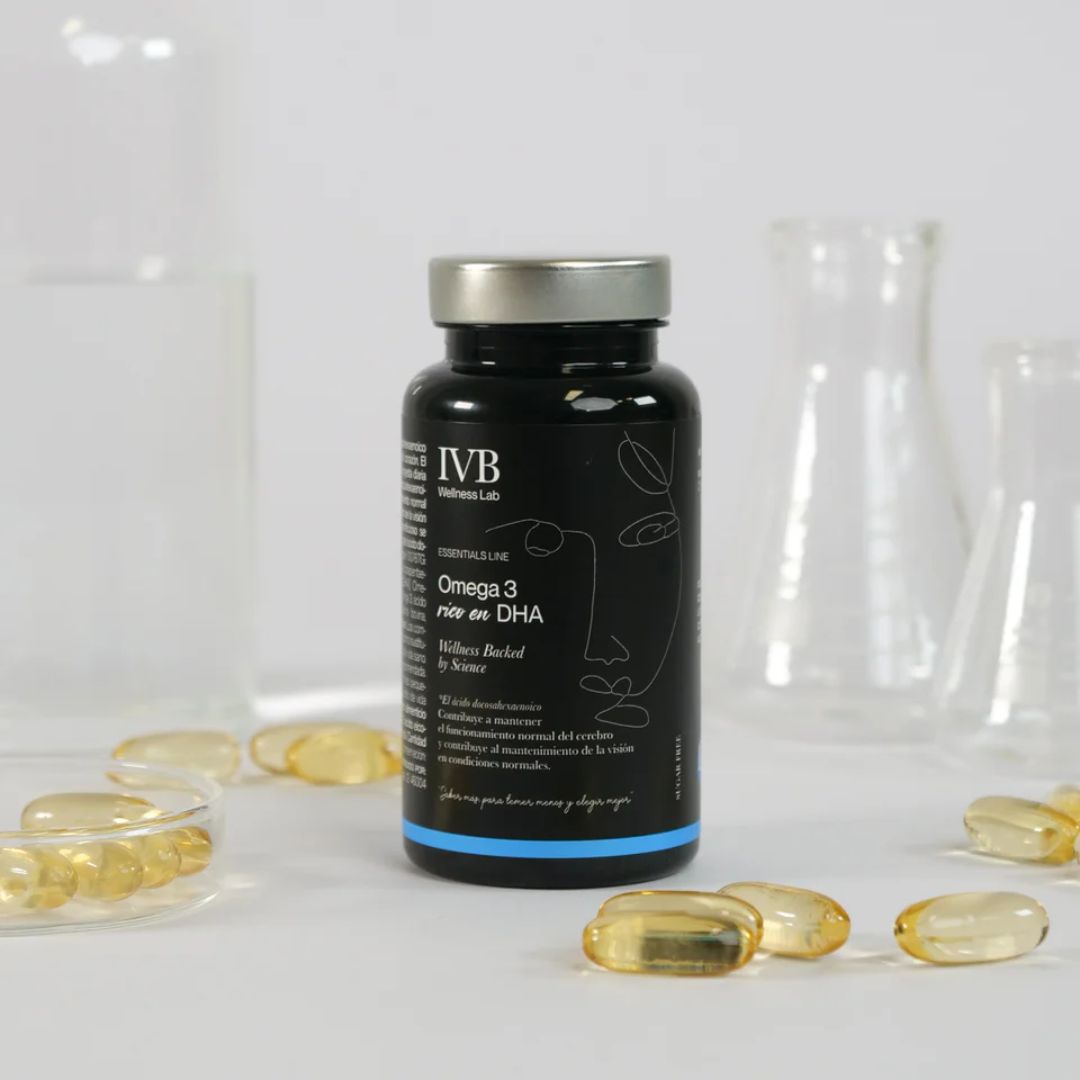 IVB Wellness Lab Omega 3 Rico en DHA 30 cápsulas · Cerebro, visión y ...